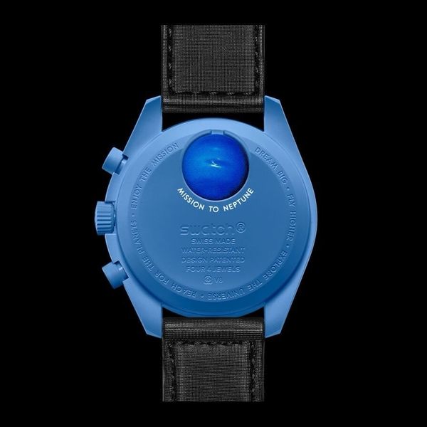 Swatch Omega X Mission To Neptune SO33N100 42mm Blue Bioceramic Case ...