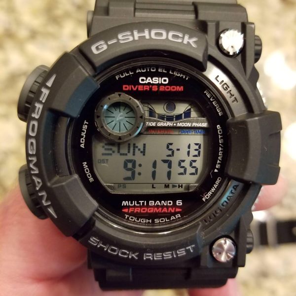 Casio G Shock Frogman Gwf 1000 1cr Plus Nato Strap And Adaptors