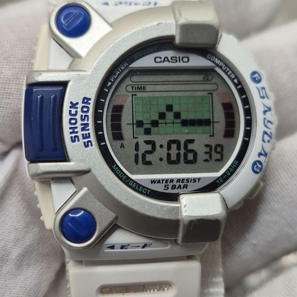 Casio Cybermax JG-310 Punch Sensor Vintage LCD Watch Japan ...