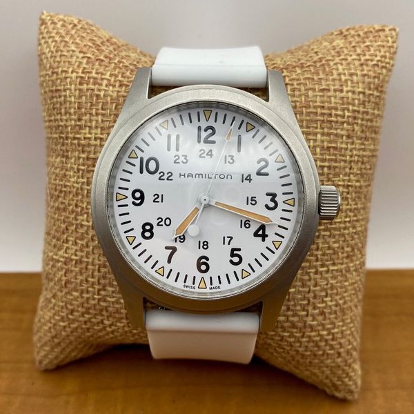 Hamilton Khaki Field Mechanical Watch 42mm H69529913 "Arctic Edition ...