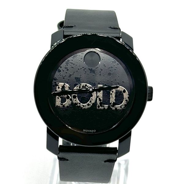 Movado Bold Swiss Quartz Movement MB.01.1.29.6003 Black Steel Watch ...