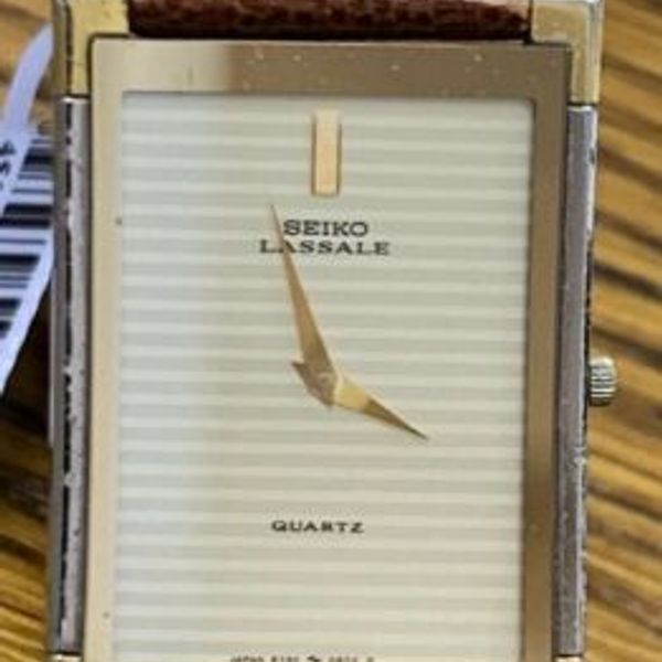 SEIKO Ultra Thin LASSALE MEN'S WATCH 1982 New Battery Installed ...