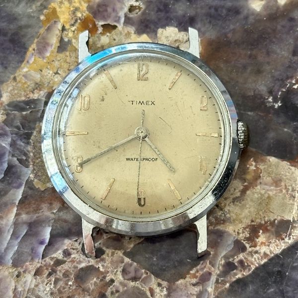 Vintage Timex Marlin 'Waterproof' Mechanical Mens Watch - Running | T5 ...