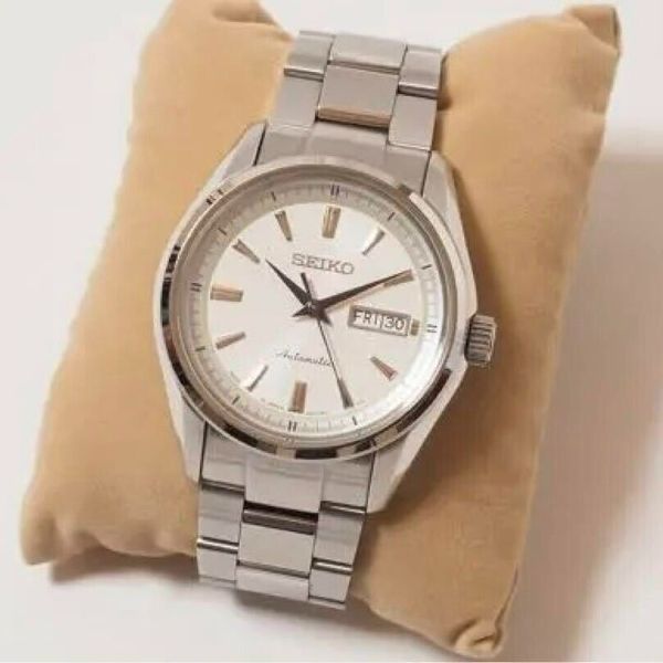 Seiko Presage Silver Automatic Men's Watch SARY055 with Box Paper Used ...