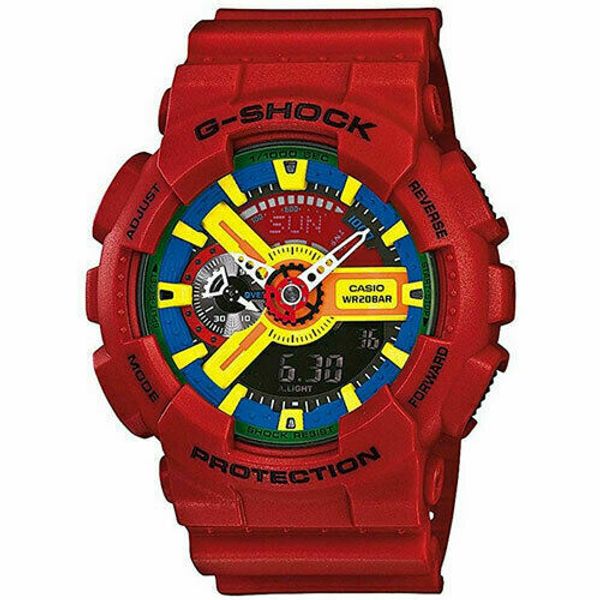 New Casio G-shock GA-110FC-1 Hyper Colors Rare Big Face Men Watch ...