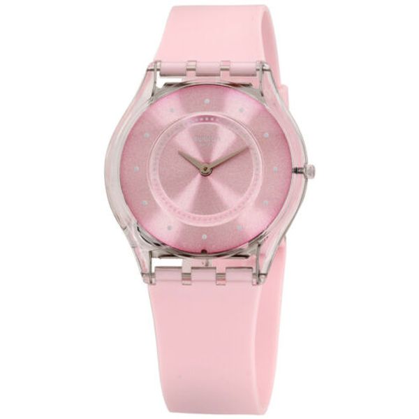 Swatch Skin Quartz Movement Pink Dial Unisex Watch SFE111 | WatchCharts ...