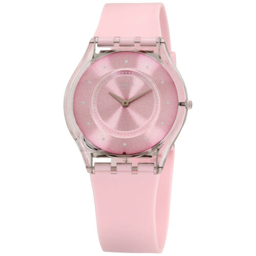 Swatch Skin Quartz Movement Pink Dial Unisex Watch SFE111 | WatchCharts