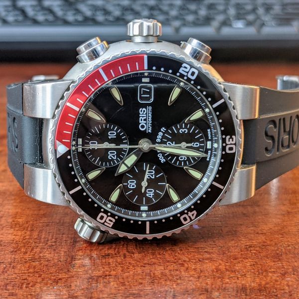 Oris TT1 Titanium Diver Chronograph - just serviced - $1,200 ...