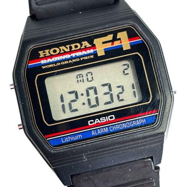 Vintage Casio 415 F-87 Honda F1 Racing Team Digital Quartz Men's ...
