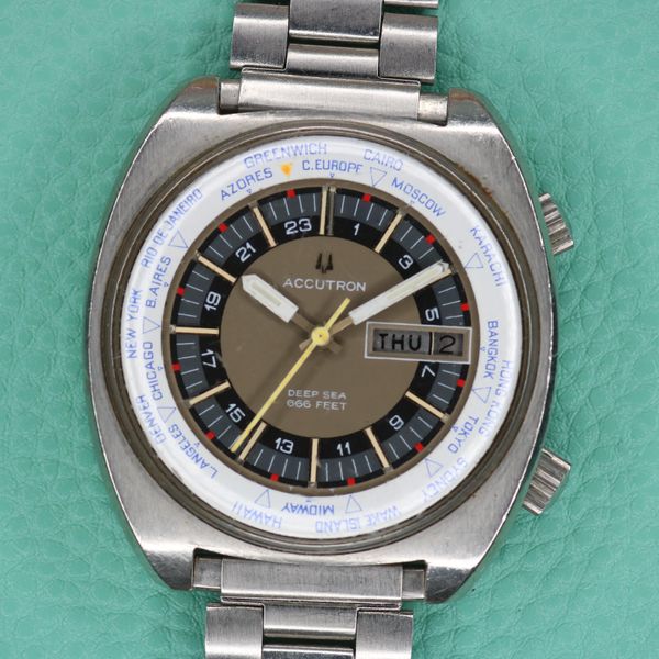 [WTS] Bulova Accutron World Time GMT - 1971 | WatchCharts Marketplace