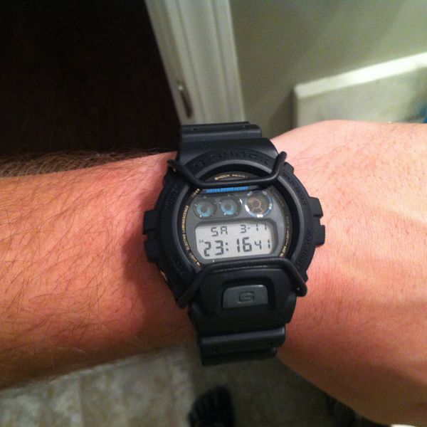 F/S Gshock DW 6900 with Bull Bars plus strap adapters and Zulu band ...