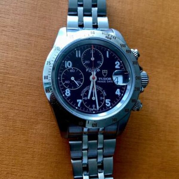 Tudor Tiger Prince Date Chronograph 79280 Wrist Watch for Men | WatchCharts