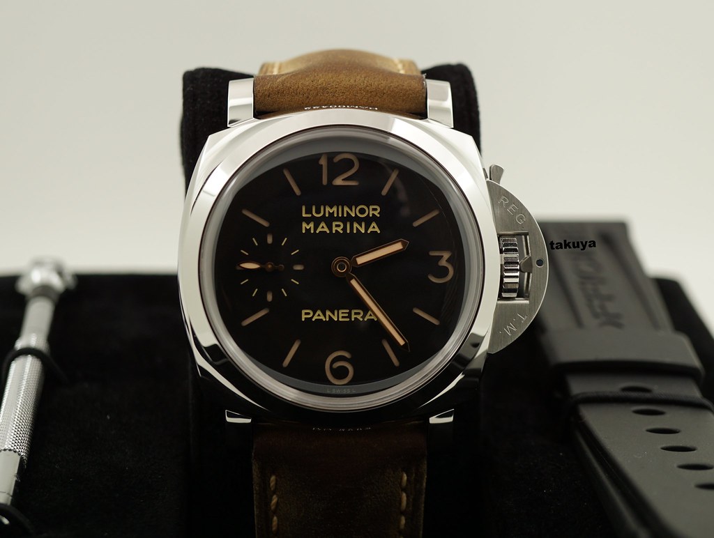 FSOT:Panerai PAM 422 R SERIES 1950 LUMINOR 3 DAYS SS 47MM WARRANTY ...