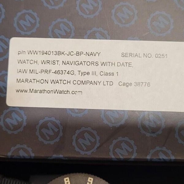 Marathon x J. Crew Navigator Limited Edition | WatchCharts Marketplace