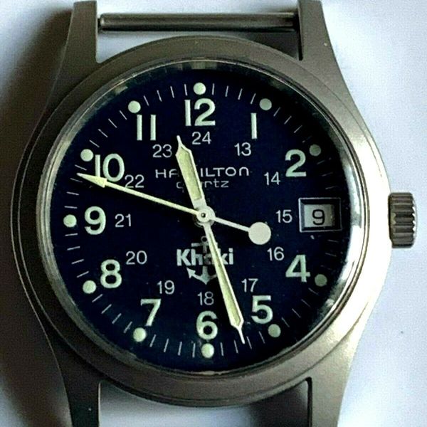 Super Rare Hamilton Khaki 9797 1990's anchor mark military watch ...