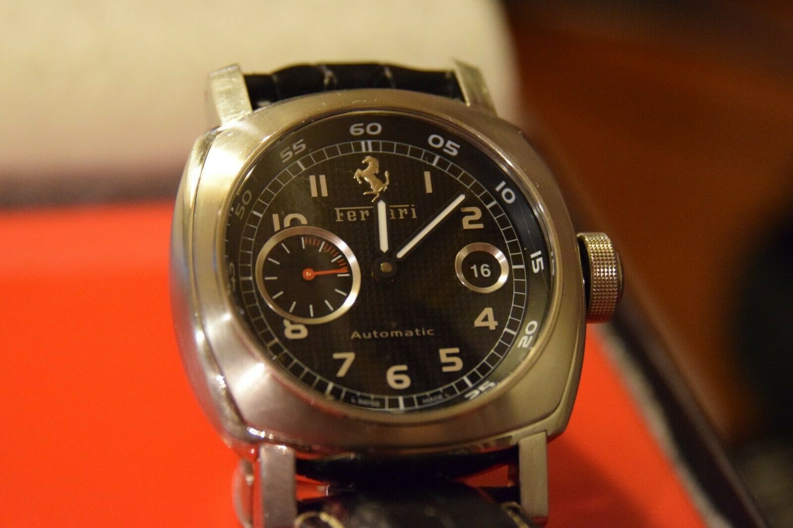 PANERAI FERRARI FER00001 FER 00001 GT AUTOMATIC 45MM BLACK DIAL ...