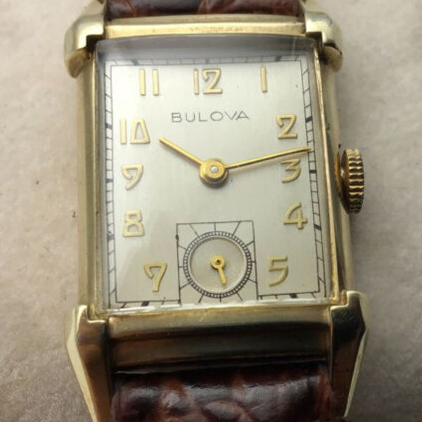 Classic Vintage Bulova Tank Watch Circa1948 and Running Well | WatchCharts