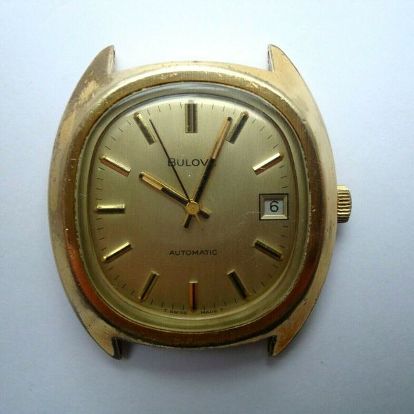 Bulova N7 Men's Automatic Watch 17 Jewels 11 AOACD Date Quick Set Swiss ...