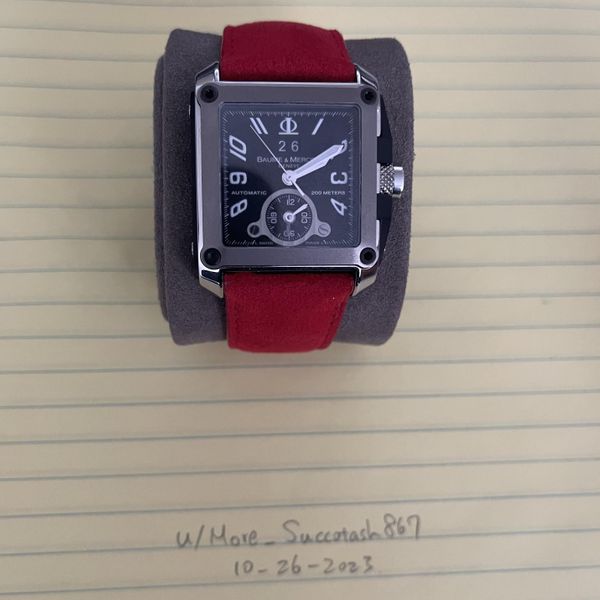 [WTS] Baume et Mercier Magnum XL MOA08749 (Big Date, Dual Time ...