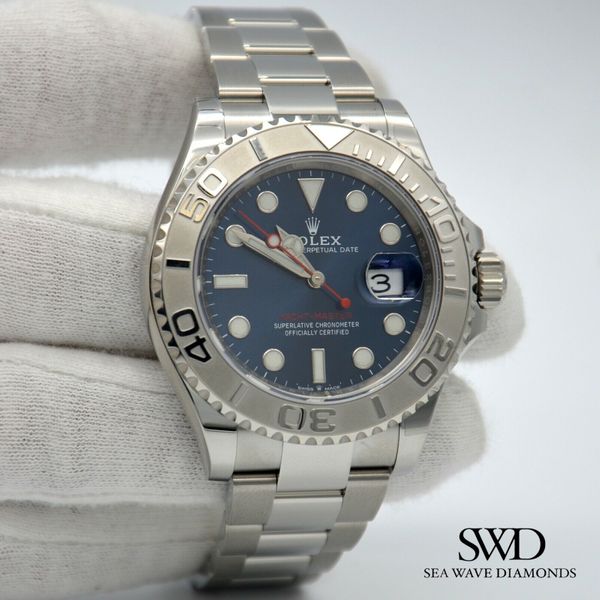 *NEW* ROLEX 126622 STEEL PLATINUM YACHT-MASTER BLUE DIAL OYSTER ...