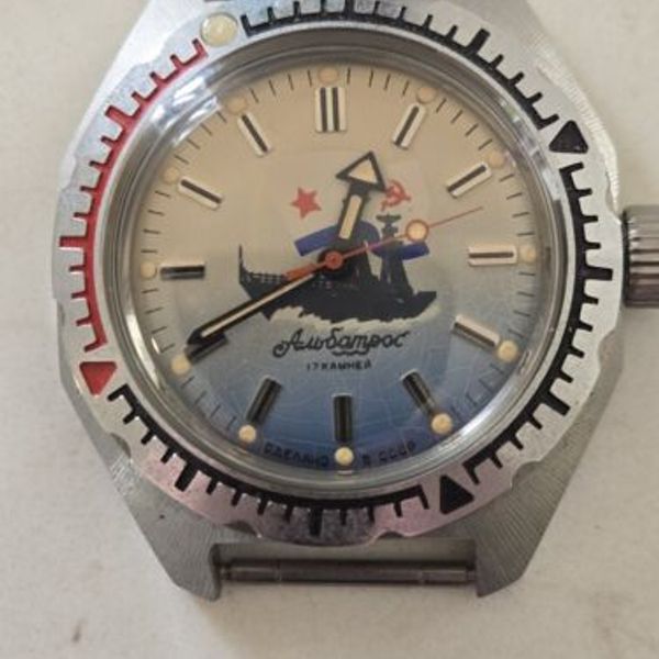 SOVIET Automatic WRISTWATCH AMPHIBIAN Albatross VOSTOK Men's Vintage ...