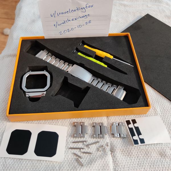 [WTS] MFG full metal gshock mod kit, made for the G-Shock GW-5610 ...