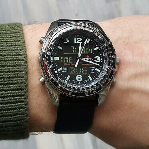 Vintage Citizen Promaster Wingman C460-Q00788 Men's Quartz Watch ...