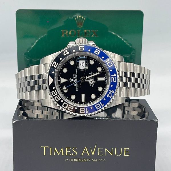 NOS 2021 Jun Rolex GMT Master 2 Stainless Steel 126710BLNR Jubilee ...