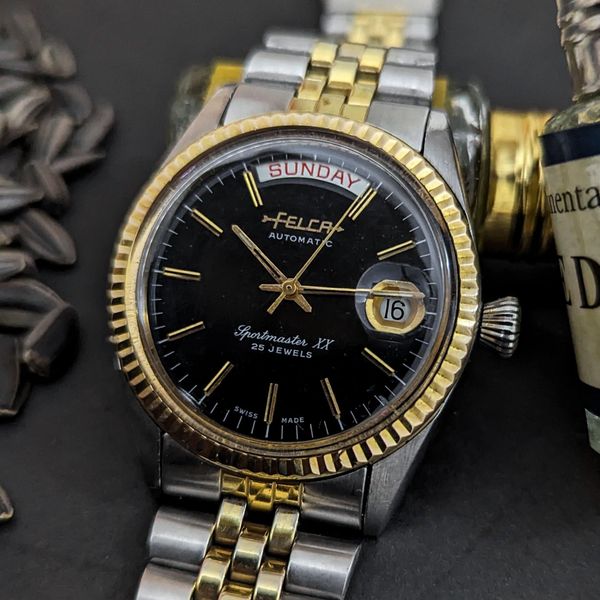 [WTS] VINTAGE FELCA SPORTMASTER XX // 25 JEWELS // AUTOMATIC - Swiss ...