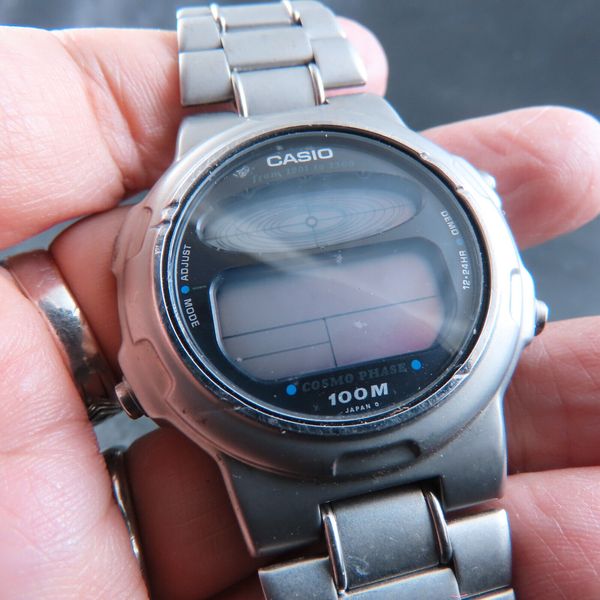 CGW-500 Casio Cosmo Phase Quartz Men Watch For Part Or Repair ...