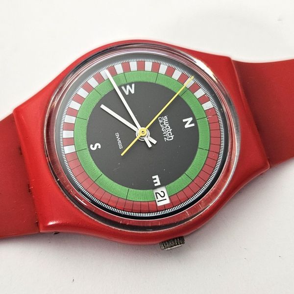 Swatch Standards 1984 - GR400 - Compass - Lightly Used - Case Code 584 ...