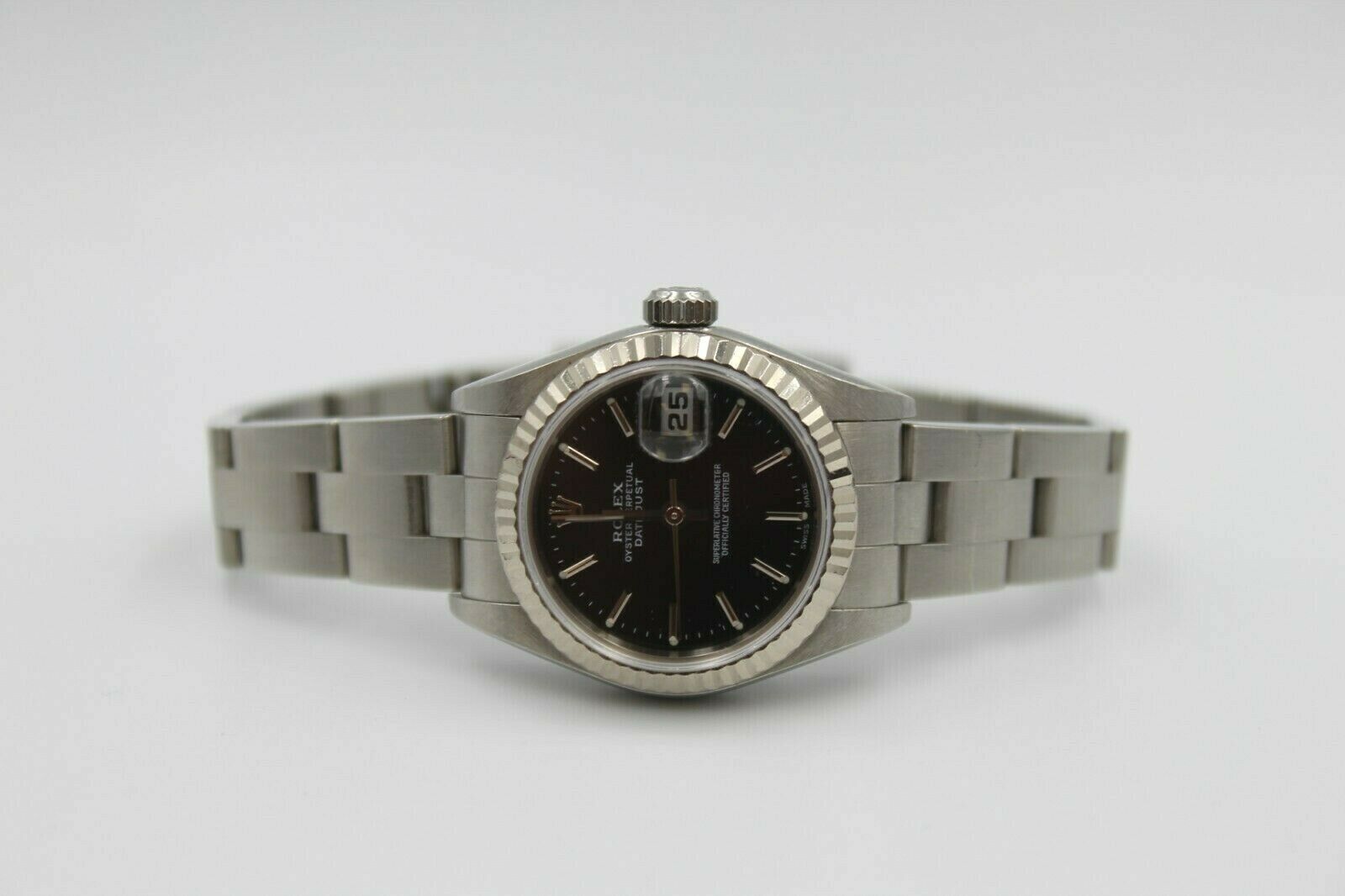 Rolex 79174 Oyster Perpetual Date Just Ladies Watch | WatchCharts ...