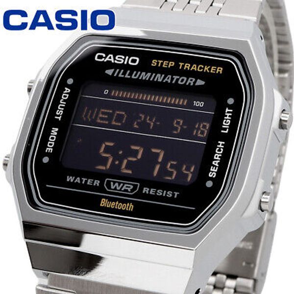 CASIO Watch Casio Digital Mobile Link Bluetooth ABL 100WE 1B Step ...