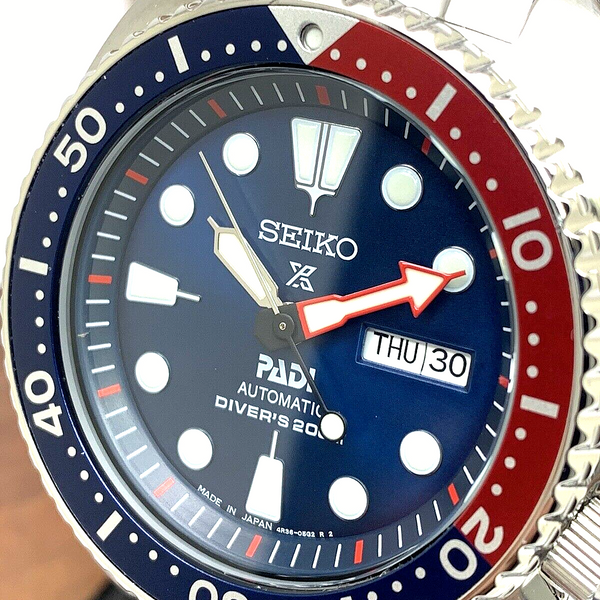 Seiko Men's Watch SRPE99 Automatic Prospex Padi Blue Dial Steel Special ...