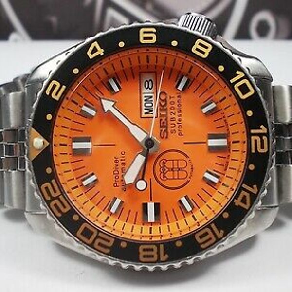 SEIKO DIVERS SKX007 AUTO MEN'S WATCH, 7S26-0020 'ORANGE PRODIVER' (SN ...