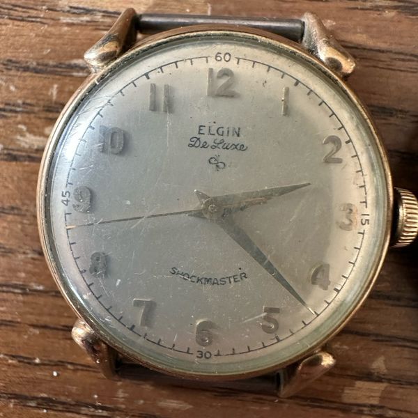 Vintage Wrist Watch Elgin Deluxe Lot | WatchCharts Marketplace