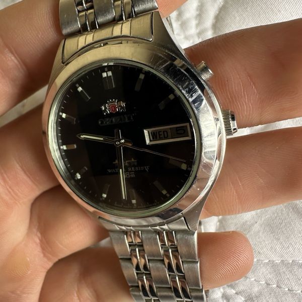 ORIENT EM5V-C2 CA Cut Glass 9 Face Automatic Men's Watch Made in Japan ...