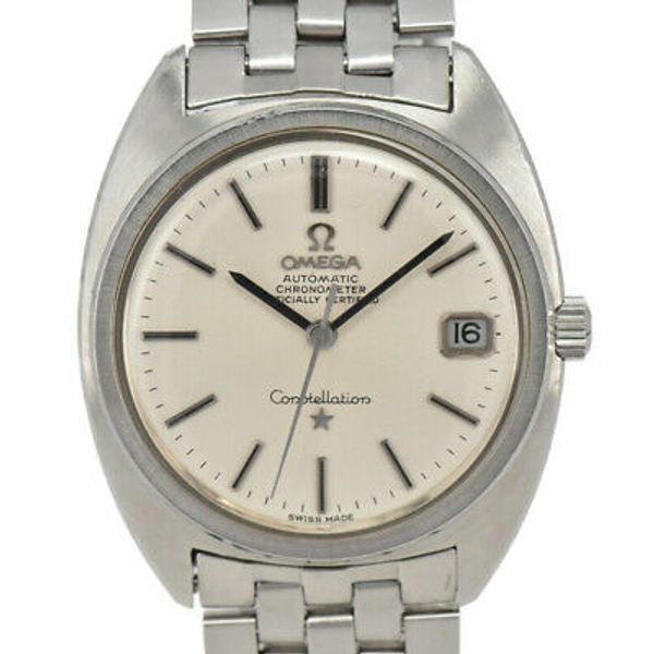 OMEGA Constellation chronometer Cal.564 Silver Dial Automatic Men ...