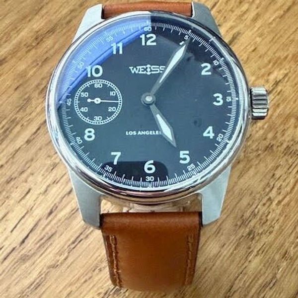 Weiss 42mm Standard Issue Field Watch (LA Dial) | WatchCharts Marketplace