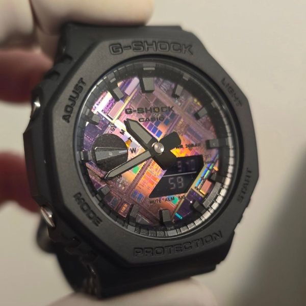 Casio G-SHOCK GA-2100-1A1 With Silicon Wafer Dial. | WatchCharts ...