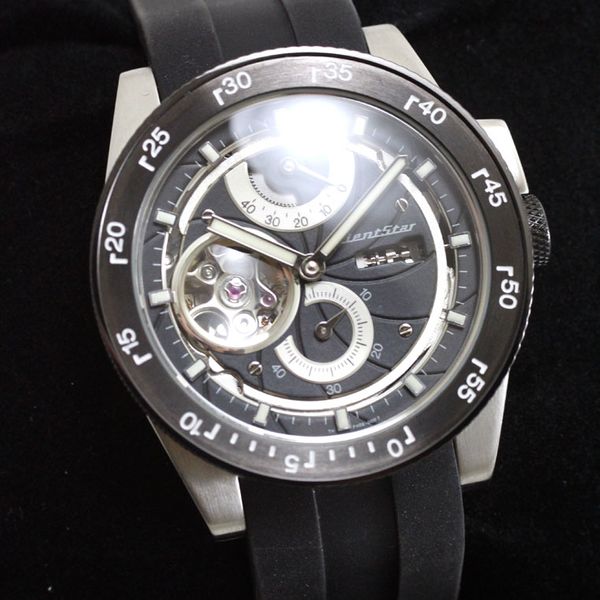 FS: Orient Star Retro Future Camera Skeleton Black Dial Automatic ...