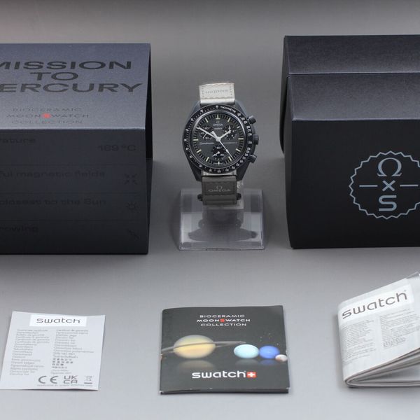 Swatch x Omega Moonswatch Mission to Mercury SO33A100 42mm Quartz [ Box ...