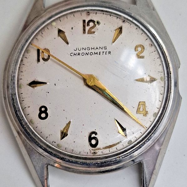 Junghans Chronometer 82/1 Manual Wind Vintage Stainless Steel. 33mm ...