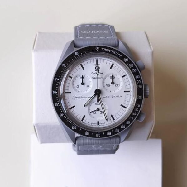 New Omega x Swatch MoonSwatch Mission To 1965 Watch -With Box ...
