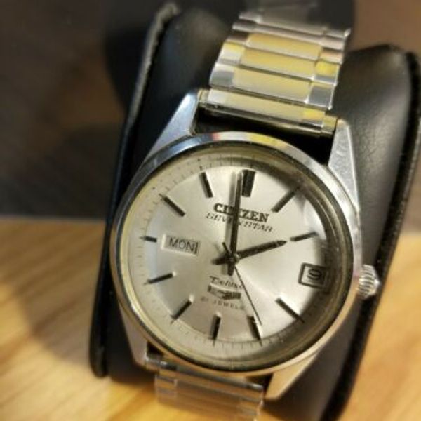 Vintage Citizen 7 Star Deluxe 21 Jewel All Stainless Steel Automatic Mens Watch | WatchCharts ...