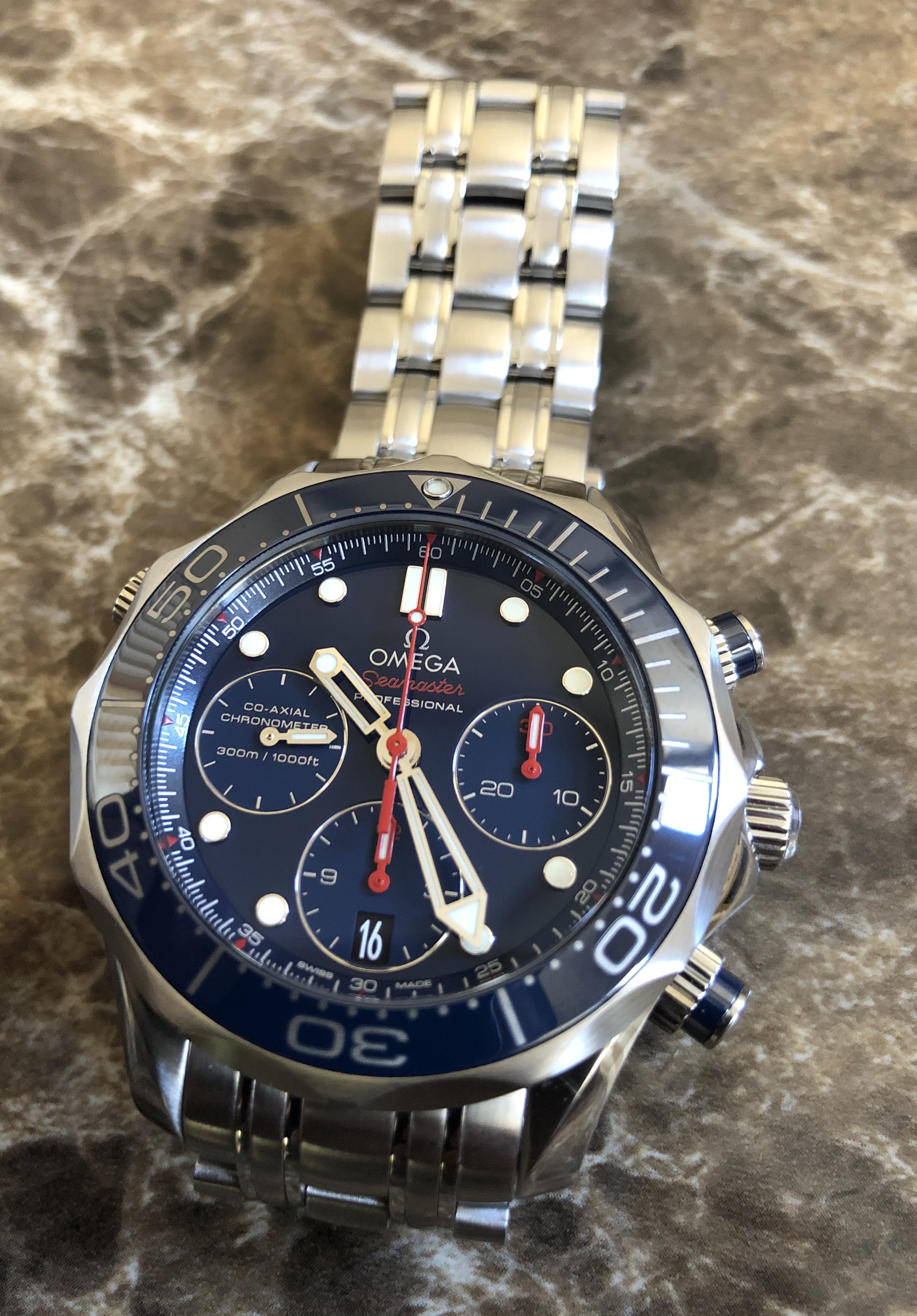 FS: Omega Seamaster Chronograph Ceramic Blue | WatchCharts