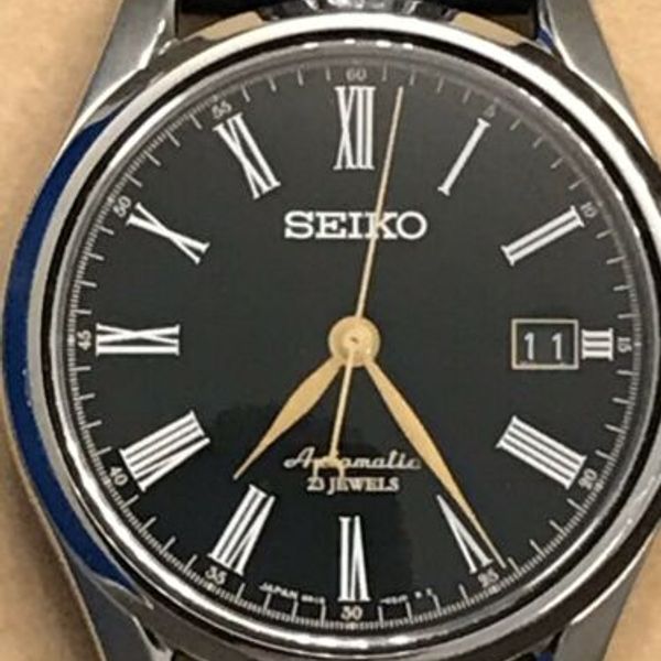 Seiko Presage Automatic Urushi Lacquer Dial Leather Strap Mens Watch ...