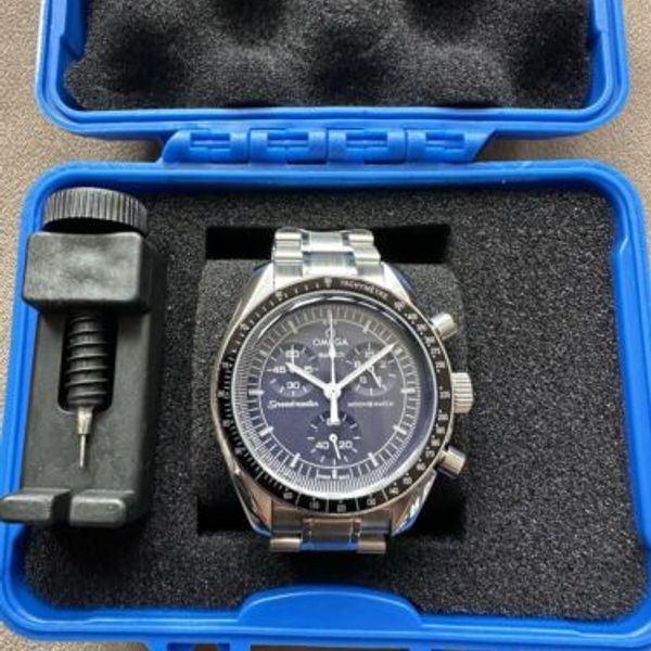 Swatch Omega Moonswatch Mission To Neptune Custom Metal Case ...