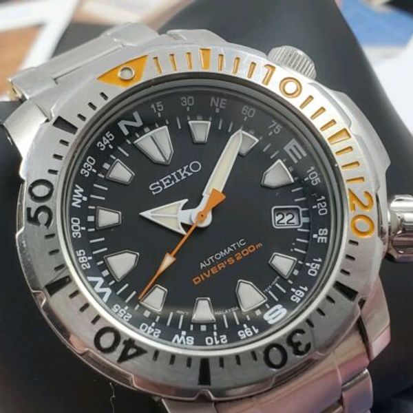 Genuine Original Seiko Land Monster 7S35-00F0 SNM035 Diver Watch ...