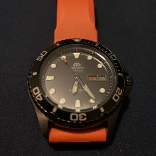 Orient Ray Raven II FAA02003B9 Black Ion Plated Stainless Steel W ...